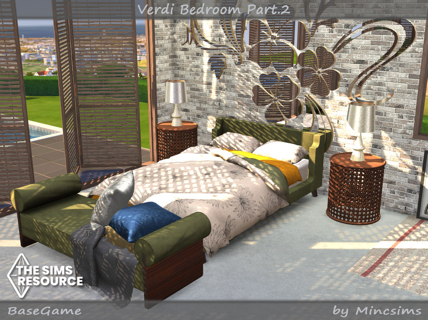 Verdi Bedroom Part.2 by Mincsims at TSR » Sims 4 Updates