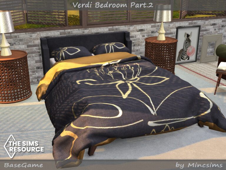 Verdi Bedroom Part.2 by Mincsims at TSR » Sims 4 Updates