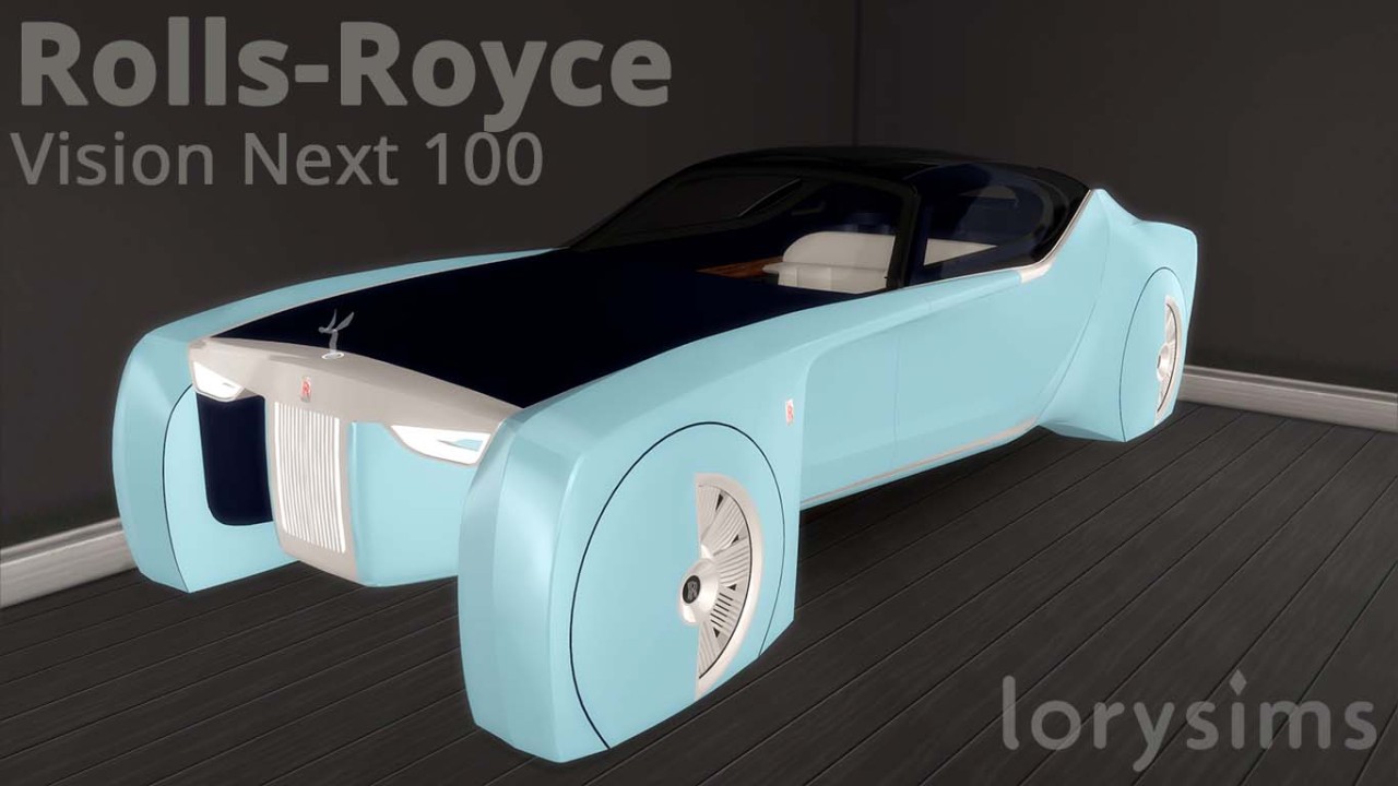 2016 Rolls-Royce 103 EX Vision Next 100 at LorySims » Sims 4 Updates