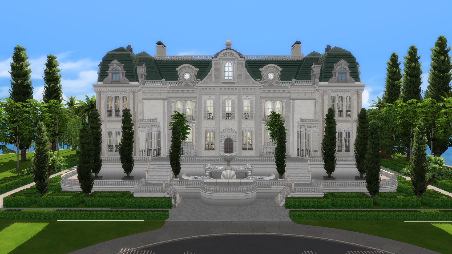 French Château by plumbobkingdom at Mod The Sims 4 » Sims 4 Updates