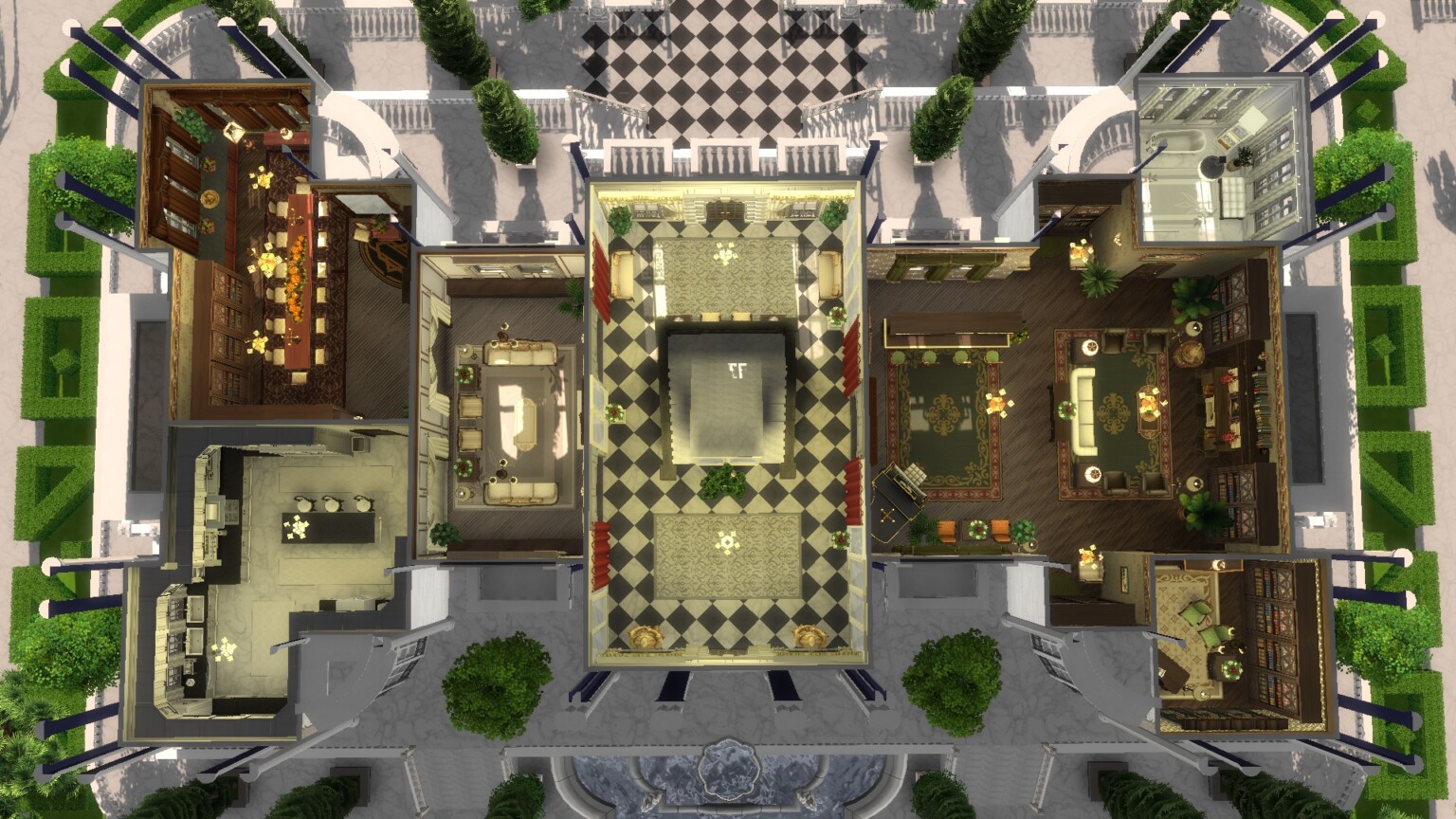 French Château by plumbobkingdom at Mod The Sims 4 » Sims 4 Updates