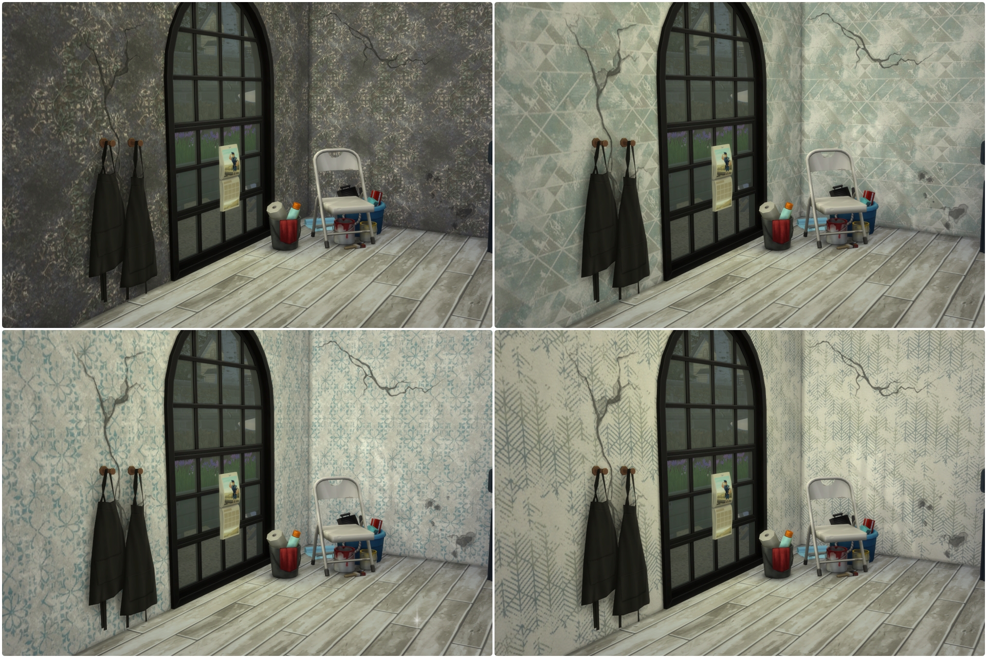 Dirty Wallpapers Part 1 at Annett’s Sims 4 Welt » Sims 4 Updates