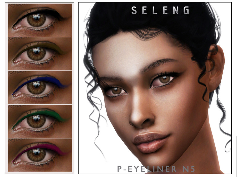 P-Eyeliner N5 by Seleng at TSR » Sims 4 Updates