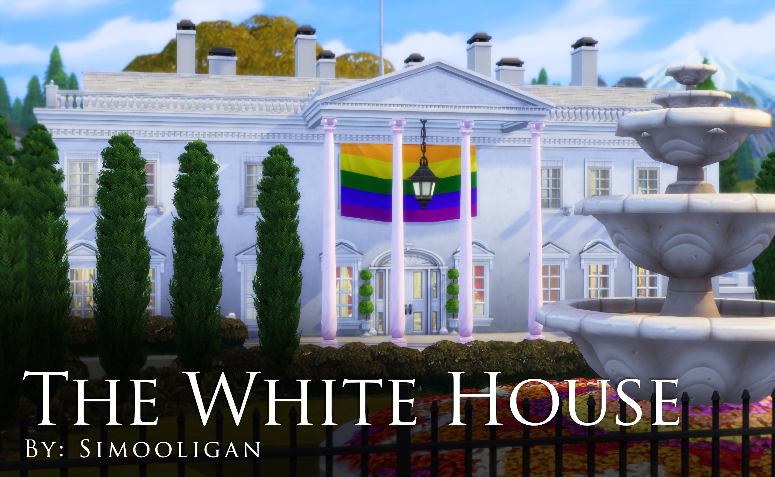 The White House by Simooligan at Mod The Sims 4 » Sims 4 Updates
