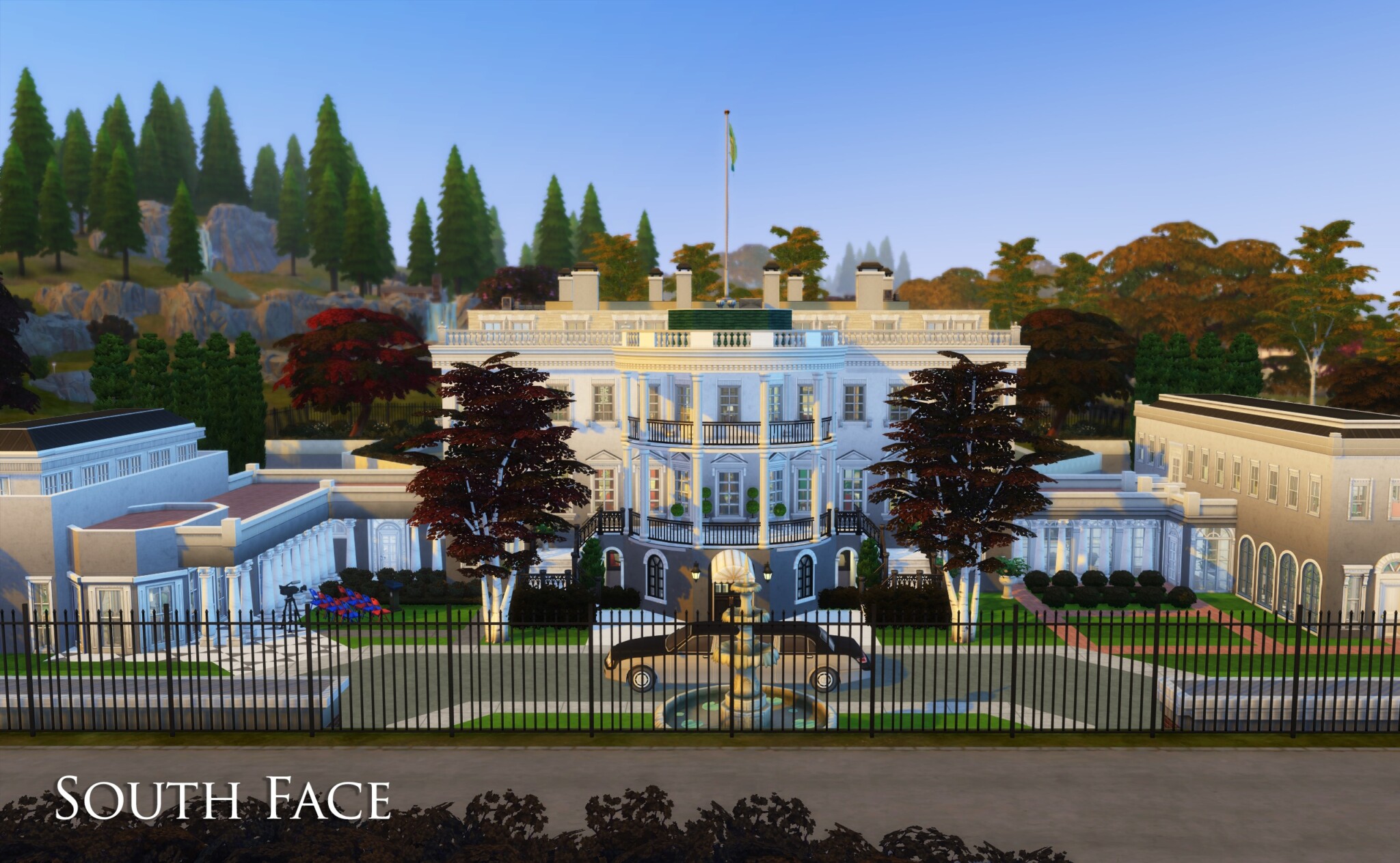 The White House by Simooligan at Mod The Sims 4 » Sims 4 Updates