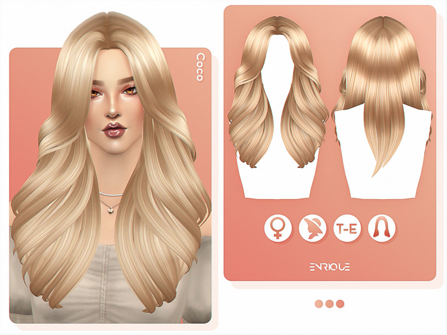 Coco Hairstyle by Enriques4 at TSR » Sims 4 Updates