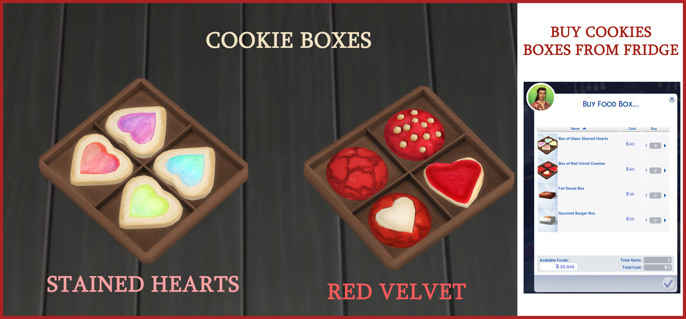 COOKIE BOXES - LOVE DAY at Icemunmun » Sims 4 Updates