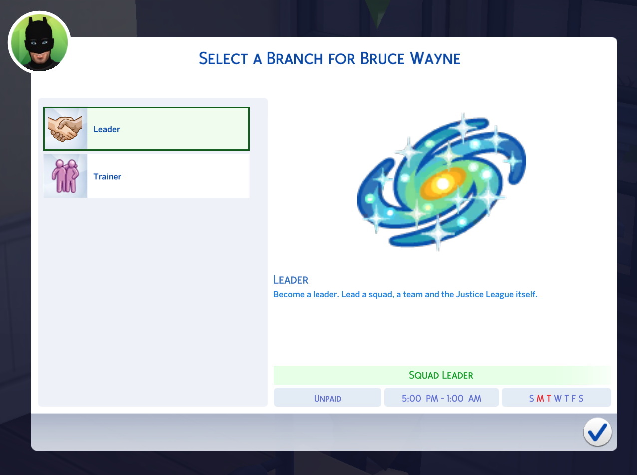 Batman Career by atillathesim at Mod The Sims 4 » Sims 4 Updates