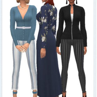 Chic Ponchos at xMisakix Sims » Sims 4 Updates
