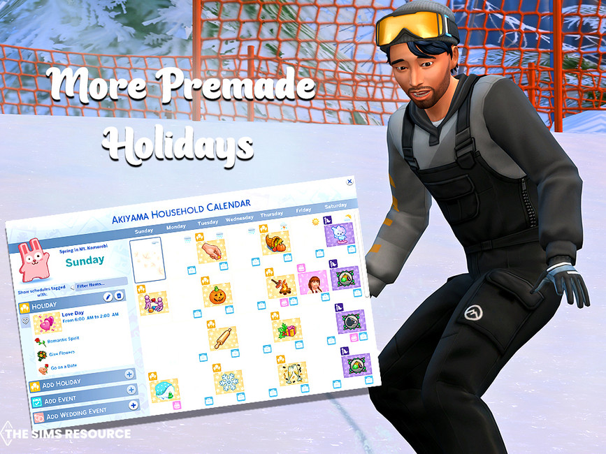 More Premade Holidays by MSQSIMS at TSR » Sims 4 Updates