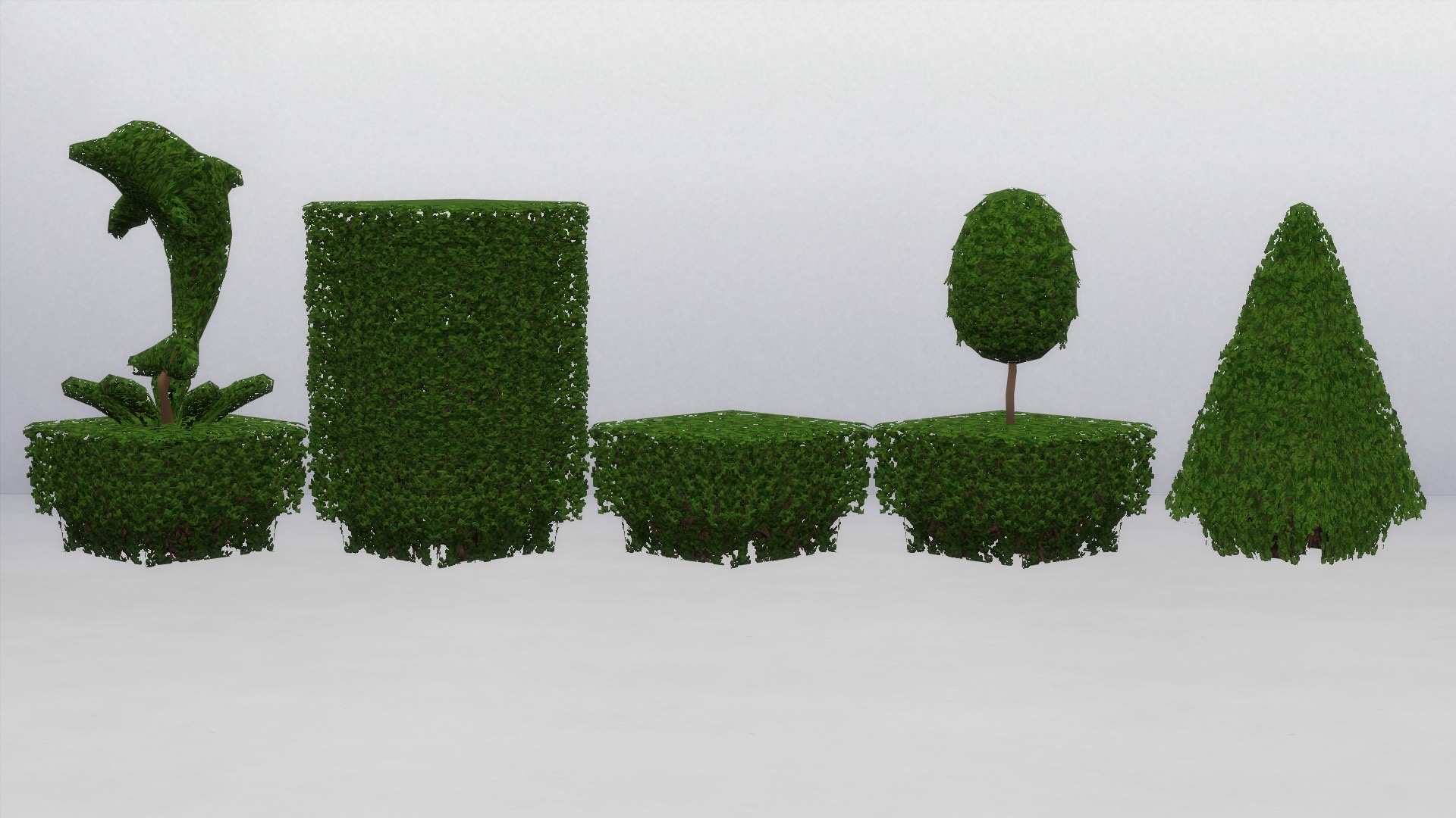 Hedges & Topiaries from TS2 by TheJim07 at Mod The Sims 4 » Sims 4 Updates