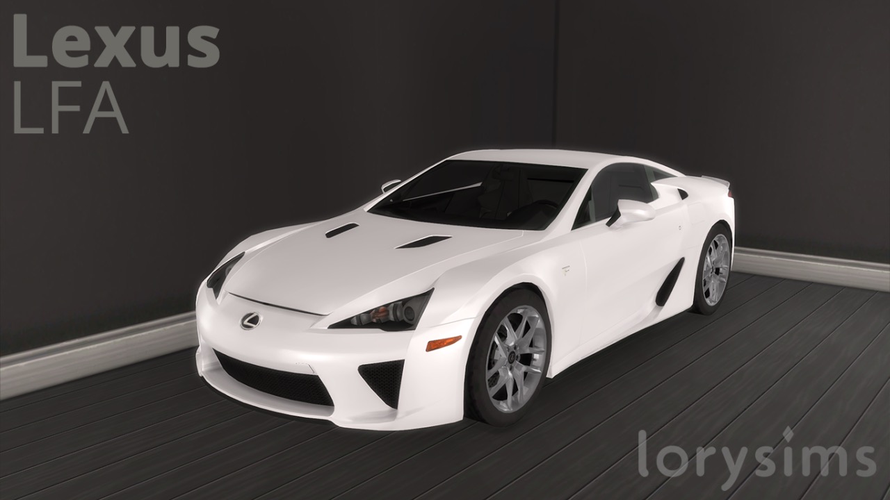 2011 Lexus LFA at LorySims » Sims 4 Updates